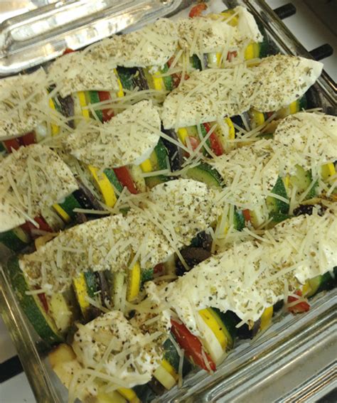 Horizontally Layered Vegetable Casserole High Desert Farmers Market