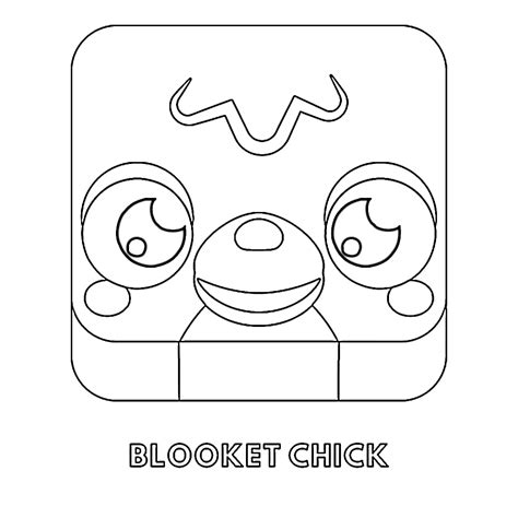 Blooket Chick Coloring Page Download Print Or Color Online For Free