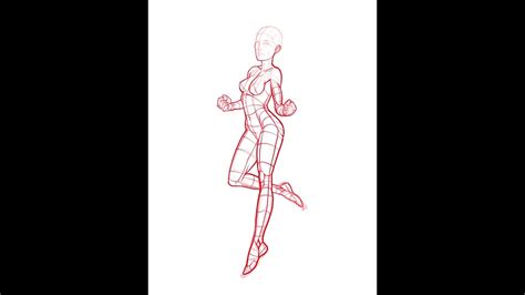 How To Draw Female Floating Timelapse Youtube