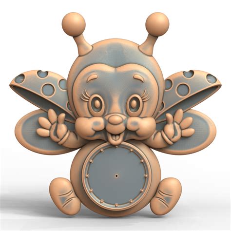 3d File 3d Model Stl File For Cnc Router Laser And 3d Printer 0261 Ladybug 📁・template To Download