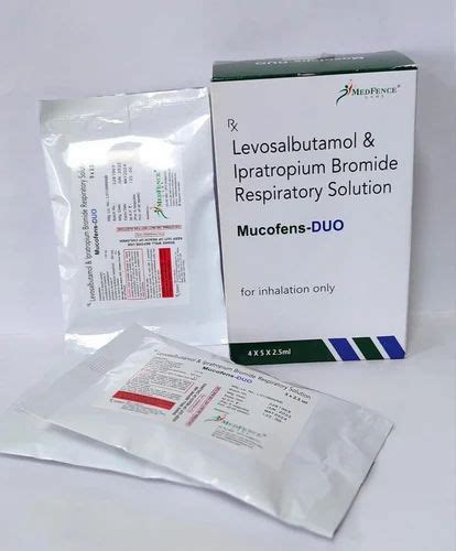 Levosalbutamol And Levalbuterol 125mg Ipratropium 500mcg At ₹ 500