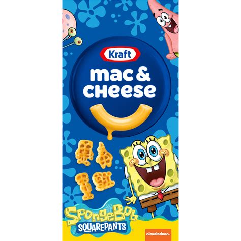 Kraft Mac And Cheese Macaroni And Cheese Dinner Spongebob Squarepants 5