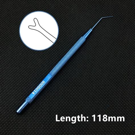 Ophthalmic Hooks Jaffe Bechert Lens Nucleus Rotator Blunt Forked Tip