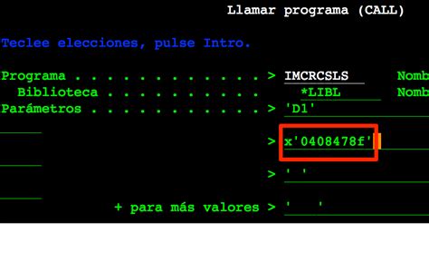 Rpg Llamada Con Parametro Numérico Desde Línea De Mandatos Jobenca
