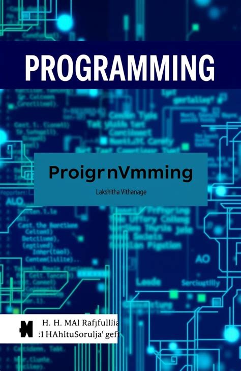 Vibrant A4 Programming Book Cover