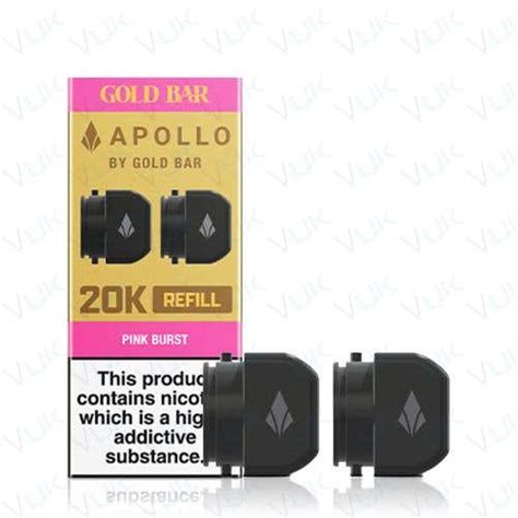 Vape Gold Apollo 20k Prefilled E Liquid Containers Vape Uk