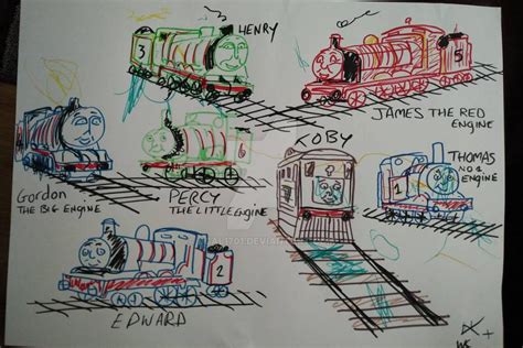 Thomas And Friends By Dcal1701 On Deviantart