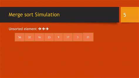 merge sort ppt