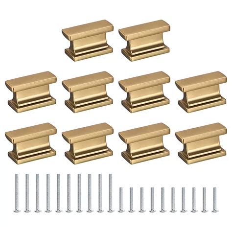 10 Pack Square Cabinet Knobs Dresser Knobs Kitchen Cabinet Pulls