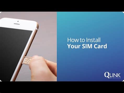 How To Install Your Sim Card Q Link Wireless Youtube