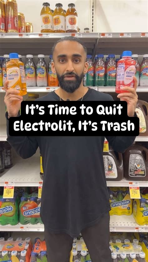 Wasim Syed ⚠️🚫 Stay Away From Electrolit Electrolytes Drink Theyre