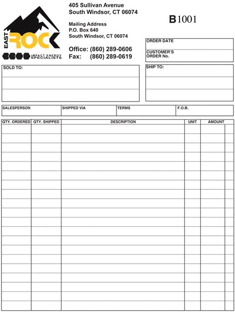 Tree Service Invoice Template