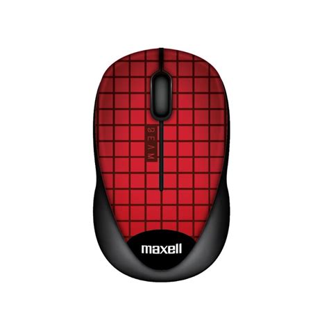 Mouse Maxell Wireless Trace Rojo Compumarket