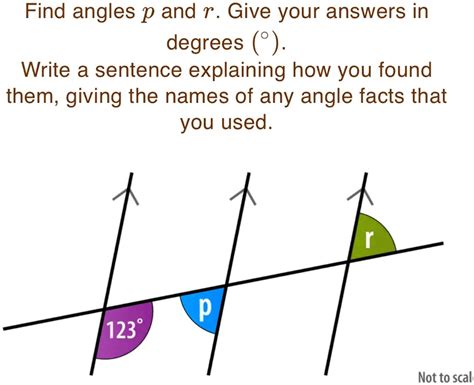 Solved Find Angles P And R Give Your Answers In Degrees Write A Sentence Explaining How You