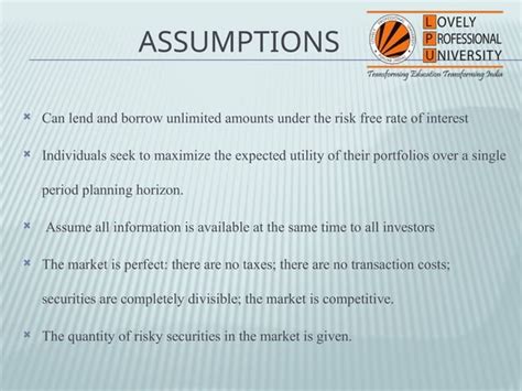 Capm Risk Analysis Model