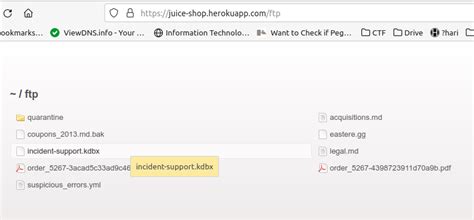 Owasp Juicy Shop Sensitive Data Exposure Secuneus Tech Learn Cyber Security