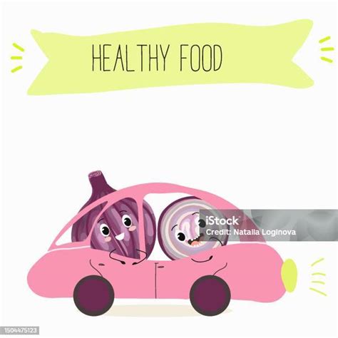 재미있는 만화 캐릭터 보라색 양파 잘라낸 양파 전구 반 양파 마데이라 양파 재미있고 건강한 음식이 있는 삽화 비타민 귀여운 얼굴 음식 재료 채식주의자 벡터 만화 건강한 생활