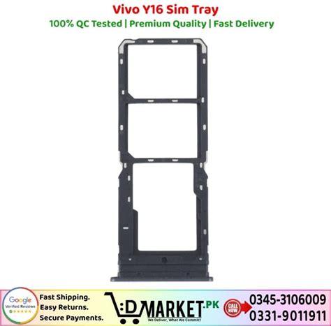 Vivo Y16 Sim Tray Original 2025 Exclusive
