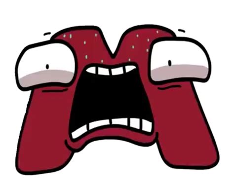 Alphabet Lore Scared M Png By Sidabathetoonlord On Deviantart