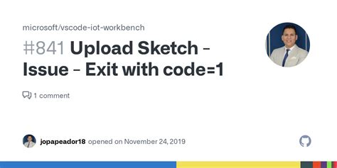 Upload Sketch Issue Exit With Code1 · Issue 841 · Microsoftvscode Iot Workbench · Github
