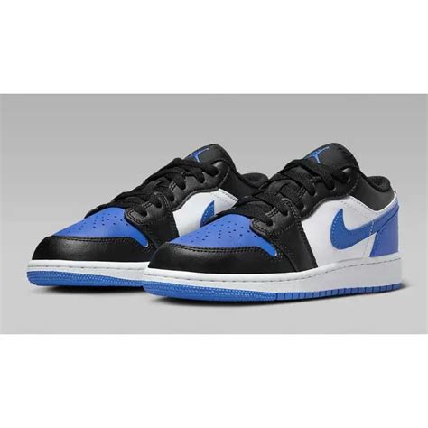 Air Jordan 1 Low Gs Black Royal Where To Buy 553560 140 The Sole