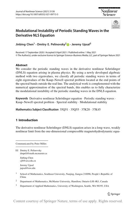 Modulational Instability Of Periodic Standing Waves In The Derivative