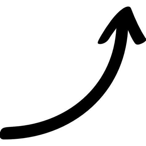 Curved Double Sided Arrow
