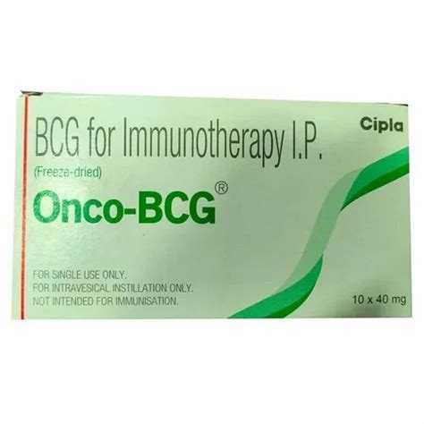 40mg Bcg Immunotherapy Ip 1 Ml At ₹ 1450piece In Miraj Id