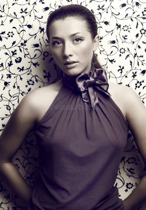 Charming Model Posing Stock Image Image Of Model Dress 11908917