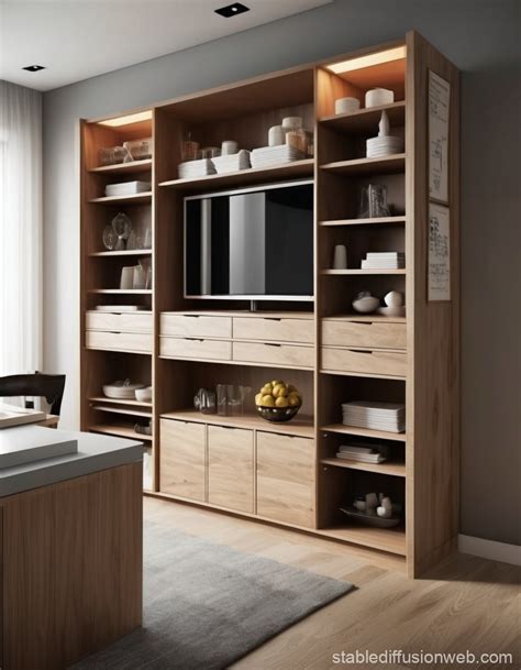 Modern Cabinet Design Plan Stable Diffusion Online