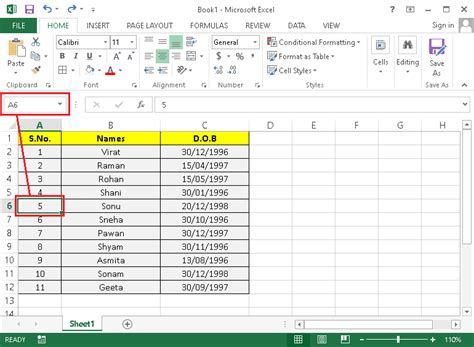 Excel 插入行快捷键极客笔记