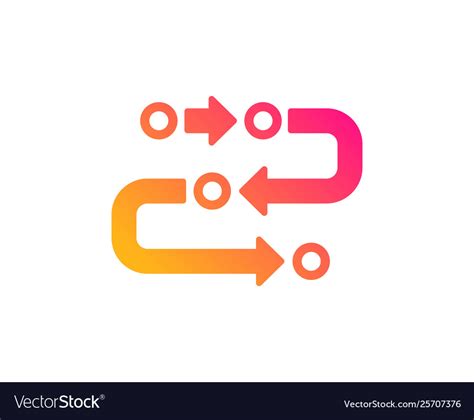 Methodology Icon Development Process Sign Vector Image