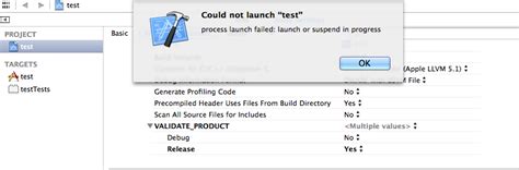 Ios Process Launch Failed Launch Or Suspend In Progress Stack Overflow