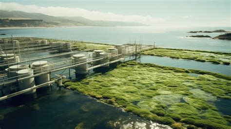 Ocean Algae Extract Premium Ai Generated Image