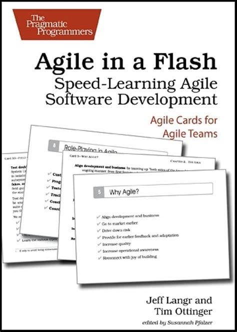 Agile In A Flash Speed Learning Agile Software Development 9781934356715 Langr