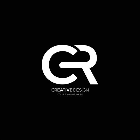 C R Modern Creative Monogram Logo 12766730 Vector Art At Vecteezy