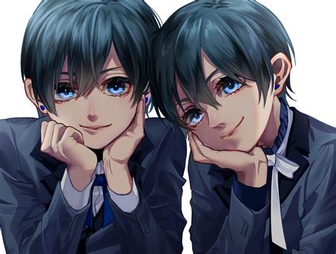 黑执事夏尔双胞胎夏尔·凡多姆海伍黑执事1000收藏 Imaillustration Pixivbox