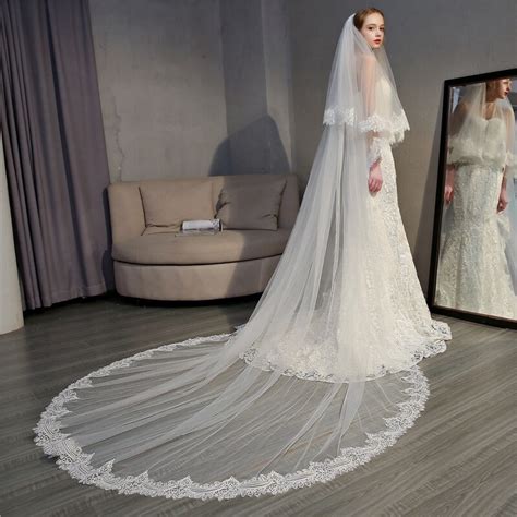 Nuovo Arrivo Due Strati Velo Da Sposa 2022 Sluier Grandado