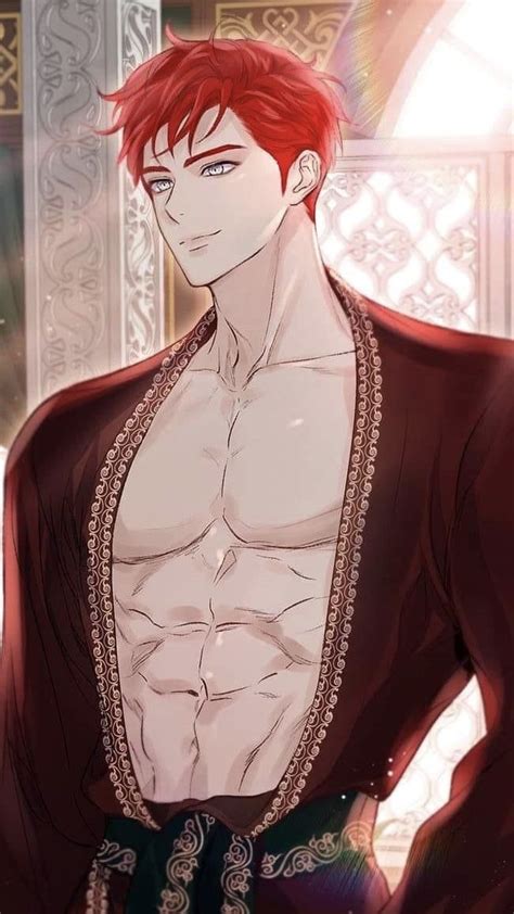 Pin By Yu🌺sia On 歐漫畫🦁顏值皇帝 Handsome Anime Guys Red Hair Anime Guy