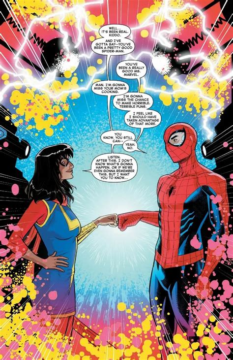 Marvel Team Up 3 Spider Man Ms Marvel Moment Comic Book Revolution