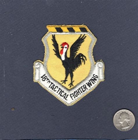 Original 18th Tfw Usaf F 4 Phantom F 15 Eagle Fighter Squadron Patch