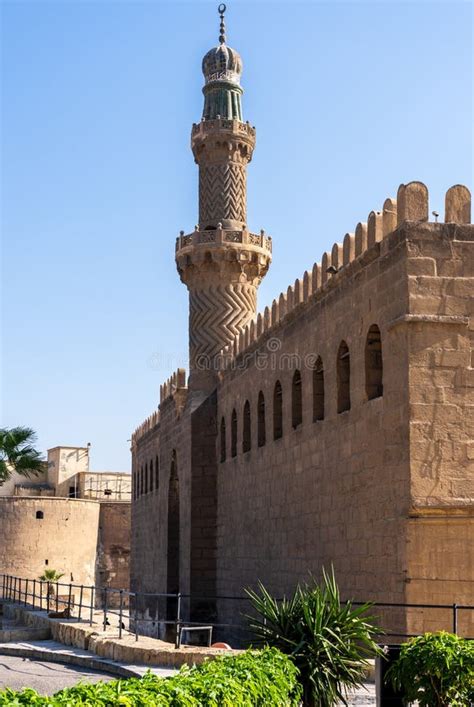 Detail Of Minaret In Historic Citadel Of Cairo In Egypt Stock Image Image Of Sightseeing