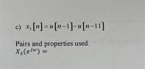 solved determine the spectrum of the following discrete time
