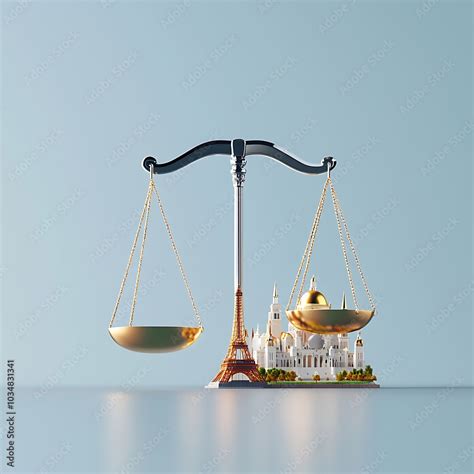 Scales Of Justice Hovering Over A Map Of The World Representing The Icjs Global Jurisdiction