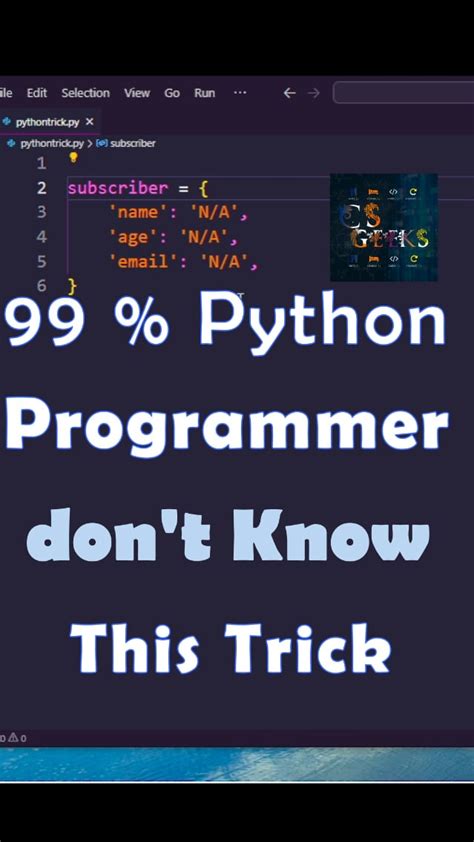 99 Python Programmer Dont Know This Trick Rpythonlearning