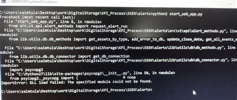 Pandas Importerror Dll Load Failed The Specified Module Could Not Be Found Stack Overflow