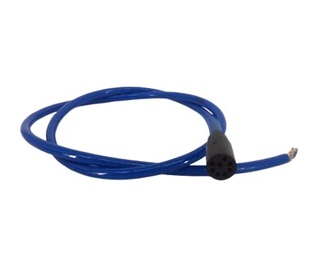 Micro Circular Ethernet 8 Contacts Female Inline Connector For