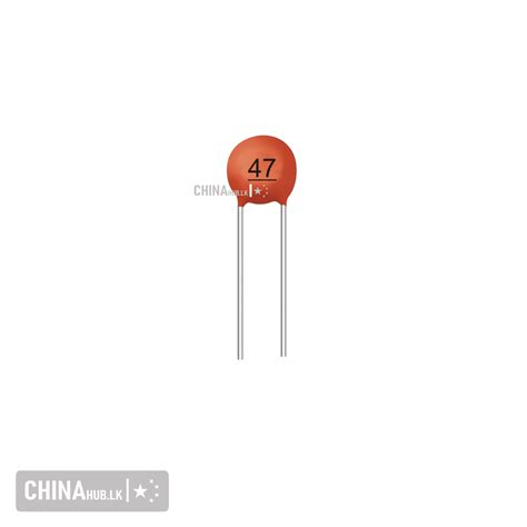 47pf Ceramic Disc Capacitor 50v 10 Pcs Pack Chinahublk