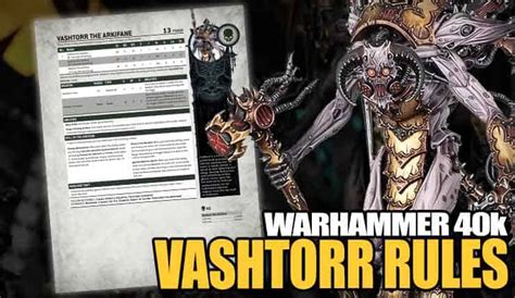 New Chaos Vashtorr Army Of Renown And 40k Rules Datasheet