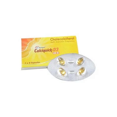 Calciquick D3 60k Capsule From Morepen For Bone Joint And Muscle Care At ₹ 500box Vitamins